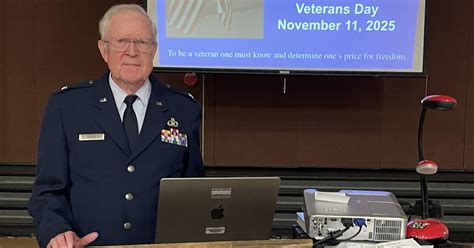 Shoreline Area News Colonel James Siscel Makes Veterans Day