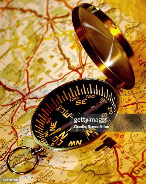 Hiking Map Compass Photos And Premium High Res Pictures Getty Images