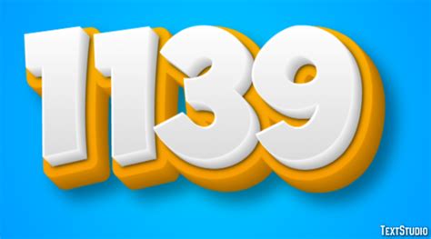 1139 Text Effect And Logo Design Number