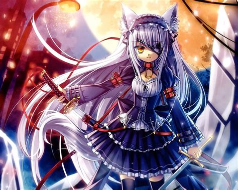Anime Neko Warrior Male