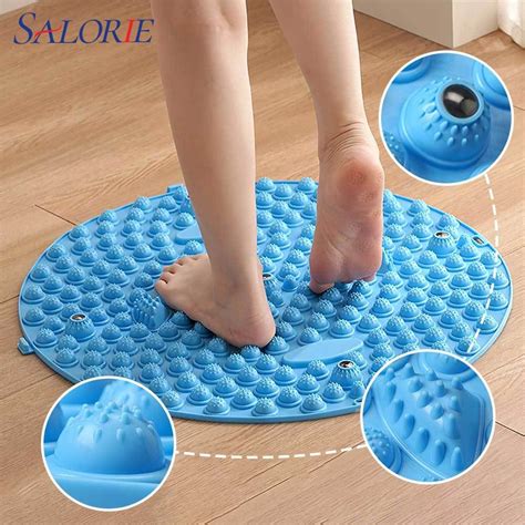 Foot Yoga Massage Acupressure Boards Meridian Jogging Massage Pads Stone Therapy Reflexology Mat