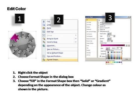 Powerpoint Layouts Editable Multiple Jigsaw Ppt Template