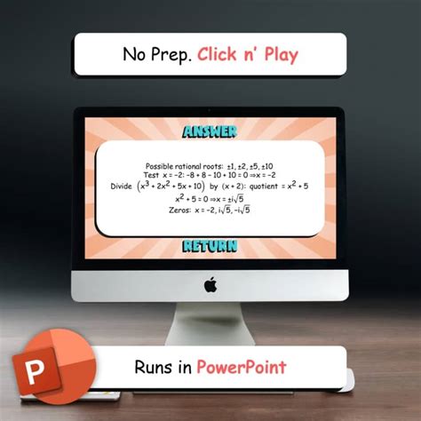 Finding Zeros Of Polynomials Trashketball Math Game No Prep