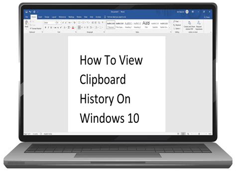 How To View Clipboard History On Windows 10 Techcult