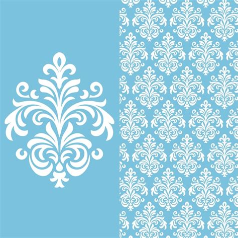 Premium Vector Damask Pattern
