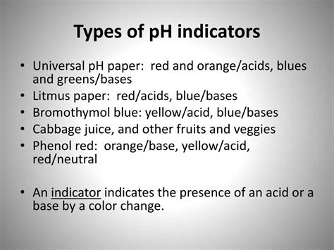 Ph Indicators Explained At Christopher Doyle Blog