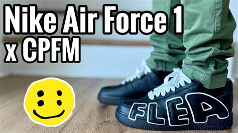 Nike Air Force 1 X Cpfm “black White” Review And On Feet Youtube