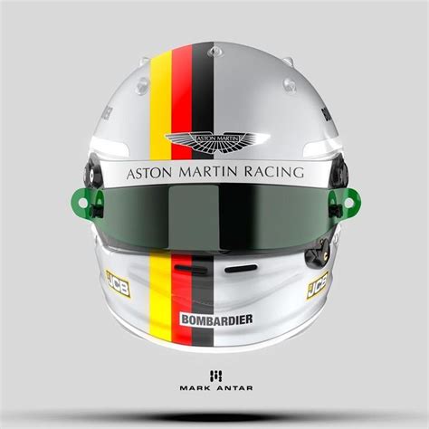 Stunning Helmet Design For Sebastian Vettels 2021 Aston Martin