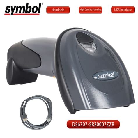 Symbol Motorola Ds6707 Sr20007zzr 1d 2d Pos Handheld Barcode Scanner W