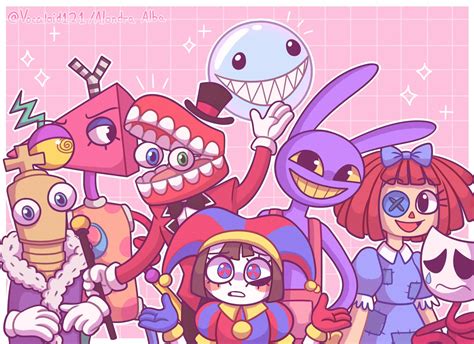 Pin By Morishige On The Amazing Digital Circus Cute Drawings Fan Art Circus Wallpaper
