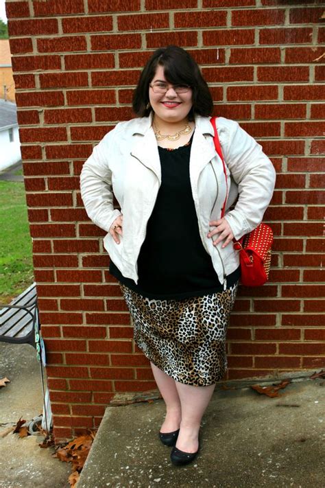 Unique Geek Plus Size Ootd Leopard Lovin