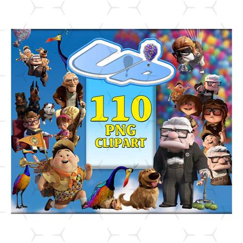 110 Up Clipart Bundle Movie Clipart Carl And Ellie Png Up Inspire