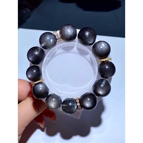 《地獄藍，惡魔之眼》 天然魔鬼藍海藍寶手鍊 極品星光魔鬼藍原創設計！尺寸約163毫米，晶體透的！ 蝦皮購物