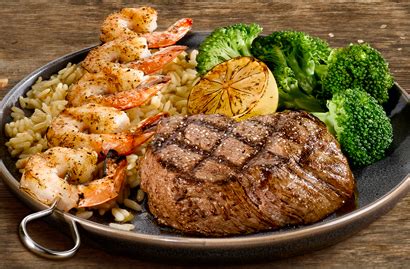 Filet And Shrimp Combo Logans Roadhouse
