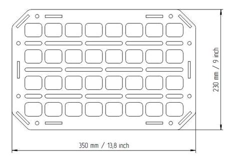 Development Of A Personal Molle Panel According To Your Dimensions Dxf