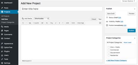 Add New Project WPlook Documentation