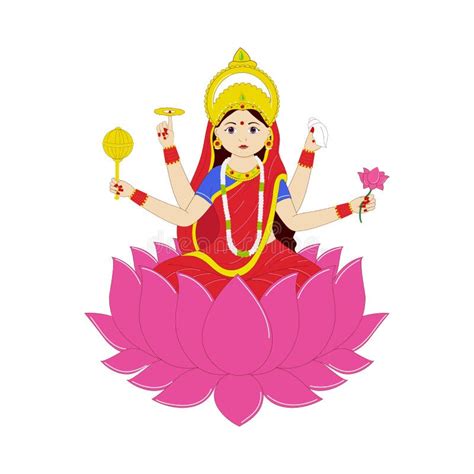 Maa Siddhidatri Stock Illustrations 19 Maa Siddhidatri Stock