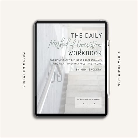 The Daily Method Of Operation Workbook Mimi Zackery