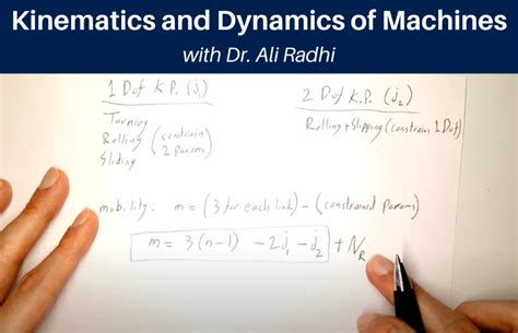 Kinematics And Dynamics Of Machines Education Technology Office