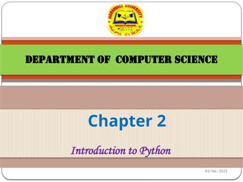 Chapter 2 Basics Of Programming Pyton Programming Pptx