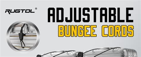 Upgraded Adjustable Bungee Cords With Hooks 6 Pack Heavy Duty Outdoor