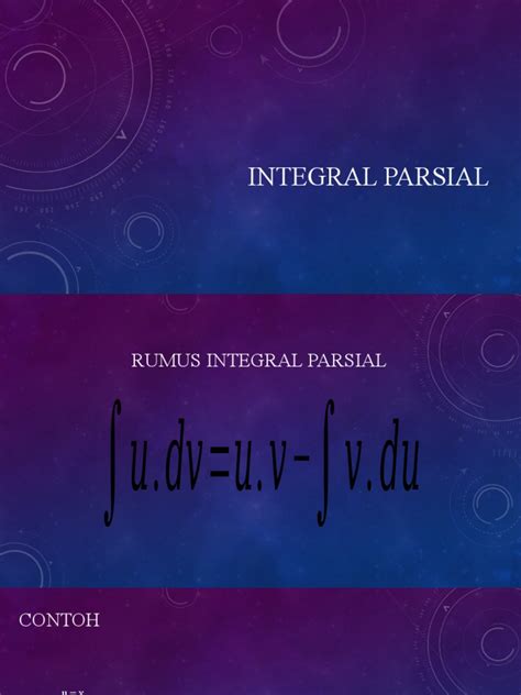 Integral Parsial Rumus Dan Contoh Pdf