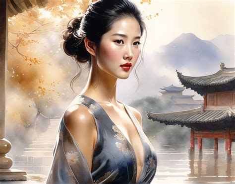 Download Ai Generated Woman Asian Royalty Free Stock Illustration