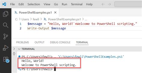 Powershell New Line In String