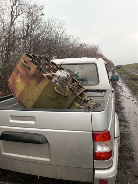 Improvised Truck Mounted Remote Mining System Used By Russian Forces In