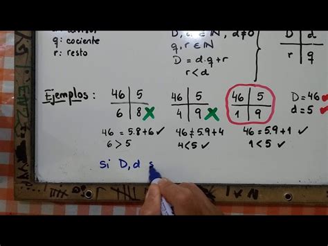 Residuo En División Entendiendo El Residuo De Una División