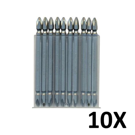 Kit 10 Pontas Bits Philips Ph2 Torque Alto 110mm Wurth Carrefour