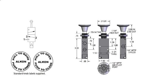 Alkon Push Pull Dump Valve Td 4210 Iloca