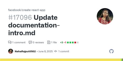 Update Documentation Intromd By Neharajput0502 · Pull Request 17096 · Facebookcreate React