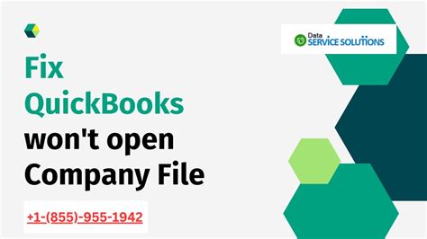 Ppt Fix Quickbooks Wont Open Company File Error Powerpoint