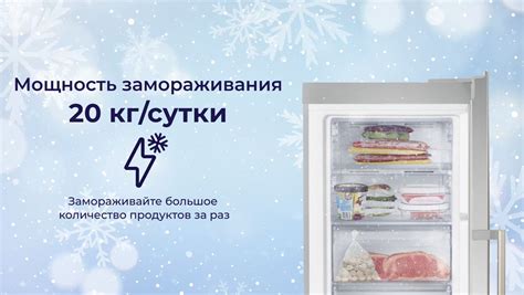 Морозильная камера DELVENTO 185см, Full No Frost с двойным режимом ...
