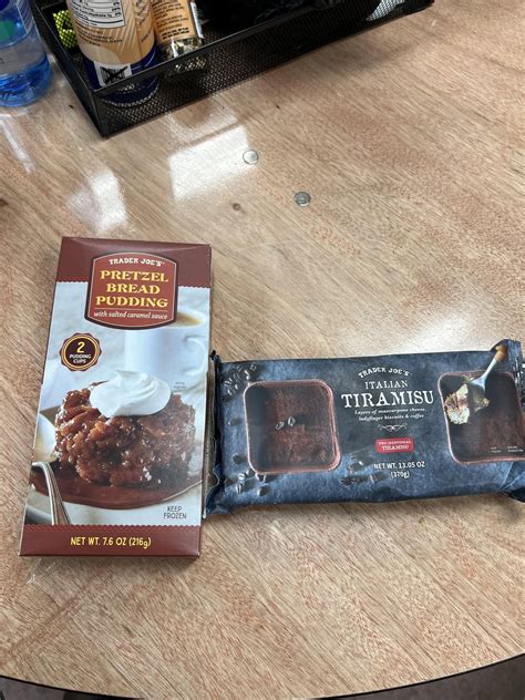 New Items Pretzel Bread Pudding 4 49 And Italian Tiramisu 4 49 R