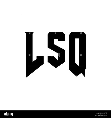 Lsq Letter Logo Design For Technology Company Lsq Logo Design Black And White Color Combination