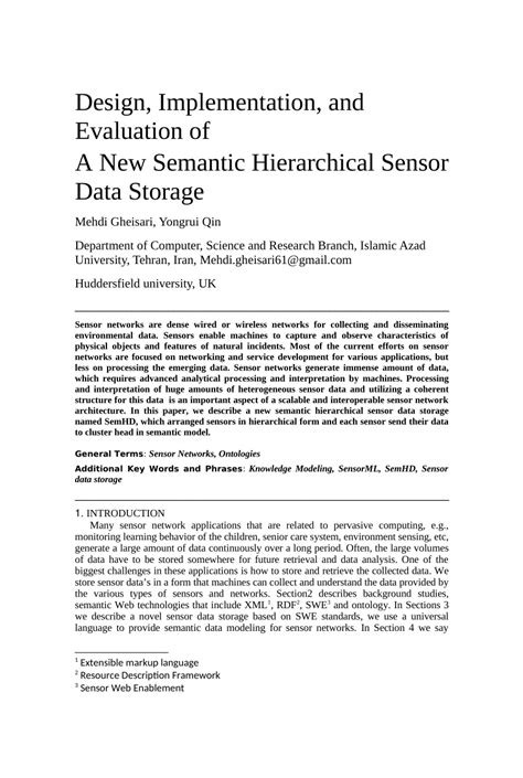 Pdf Design Implementation And Evaluation Of A New Semantic