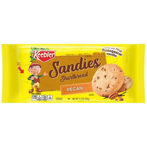Keebler Sandies Pecan Cookies 113 Oz