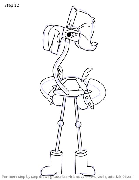 How To Draw Flamurtle From Unikitty Unikitty Step By Step