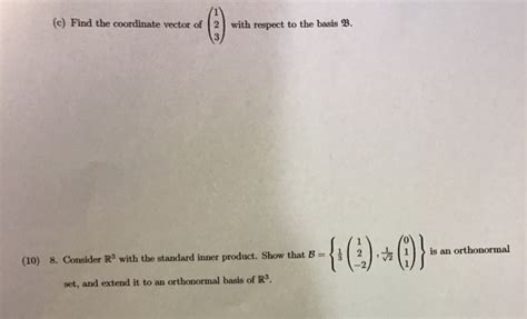 solved 20 7 consider the vector space r3 and define a map