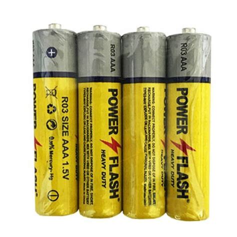 Купить Батарейка ААА R03 солевая минипальчиковая Power flash батарейки ...