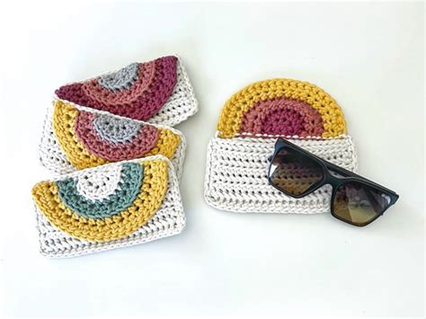 Rainbow Glasses Case Share A Pattern