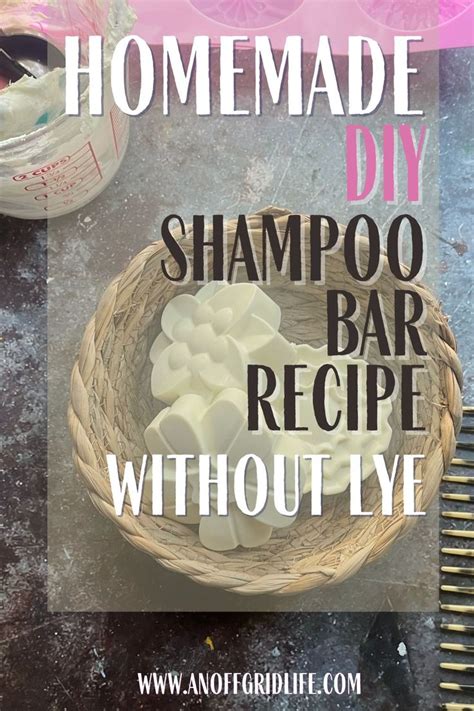 Easy Homemade Diy Shampoo Bar Recipe Without Lye In 2023 Shampoo Bar