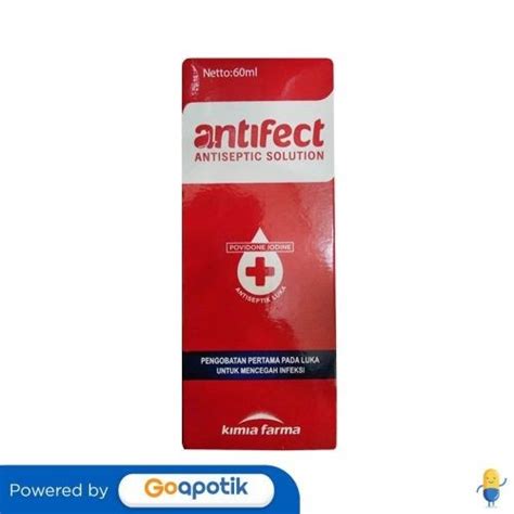 Jual Antifect Antiseptic Solution 60 Ml Shopee Indonesia