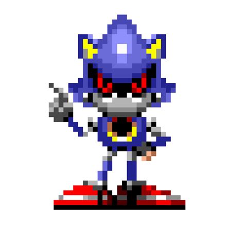 Metal Sonic Pixel Art