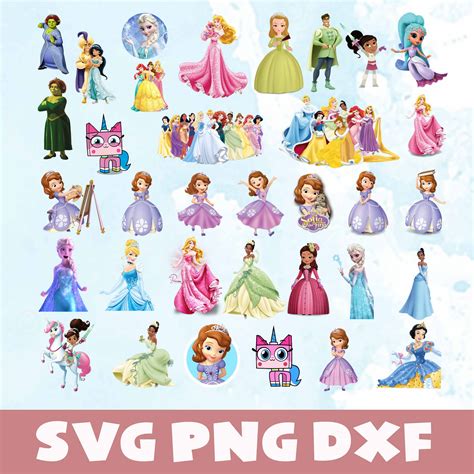 Princes Disney Svg Png Dxf Princes Disney Bundle Svg Png Dxf Inspire Uplift