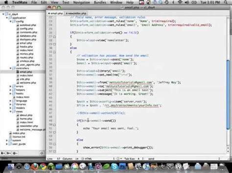 CodeIgniter From Scratch Day 4 Newsletter Signup YouTube