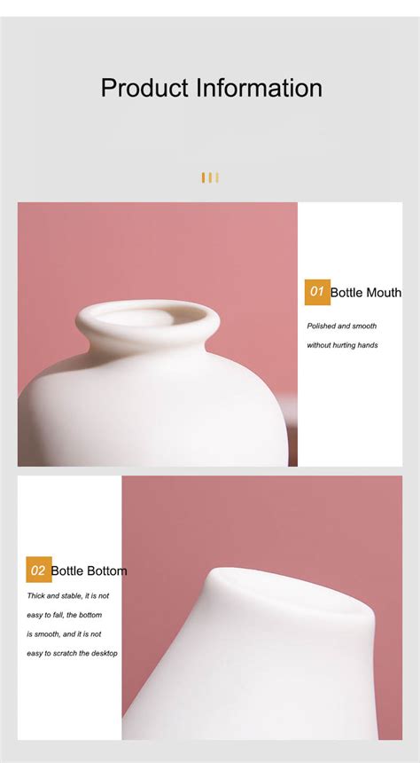 Ceramic Reed Diffuser Luxury Empty Container Oil Aroma Fragrance White