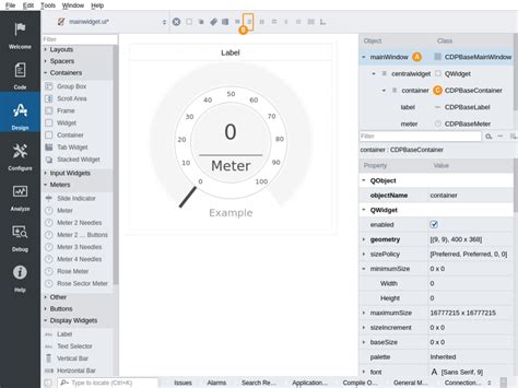 How To Use Meter Widgets In HMI GUI GUI CDP Widgets